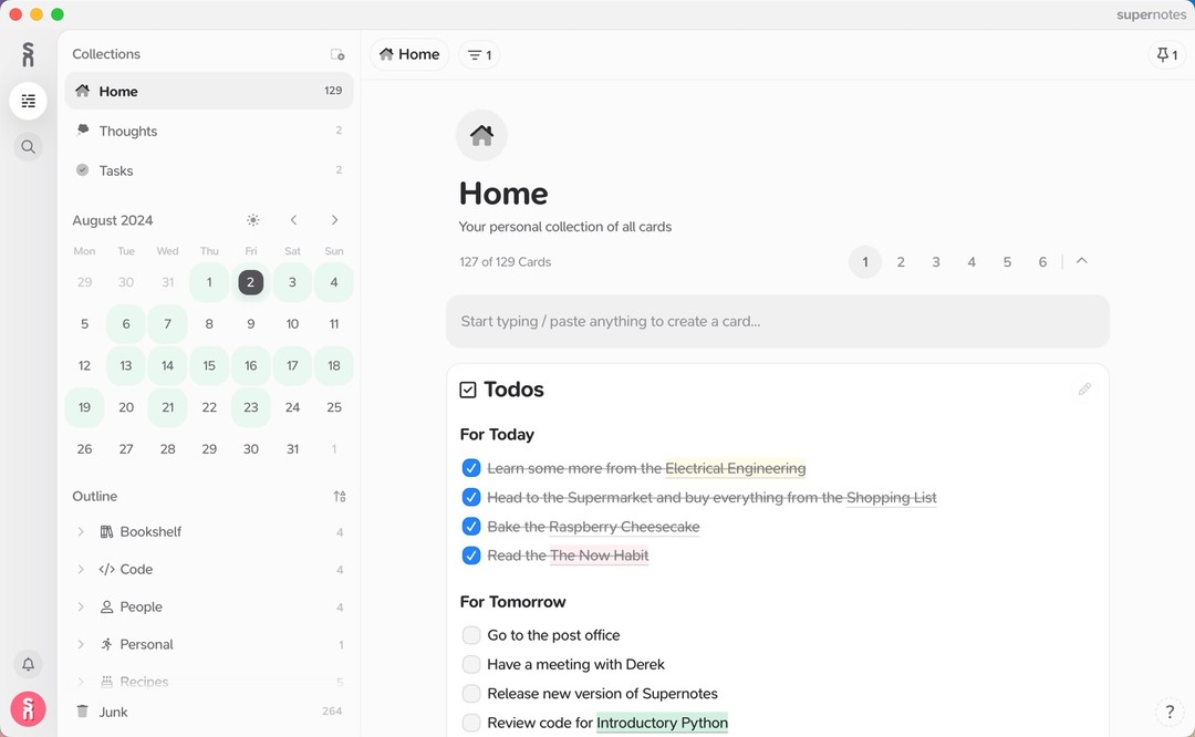 Take notes offline. No interruptions. | Supernotes