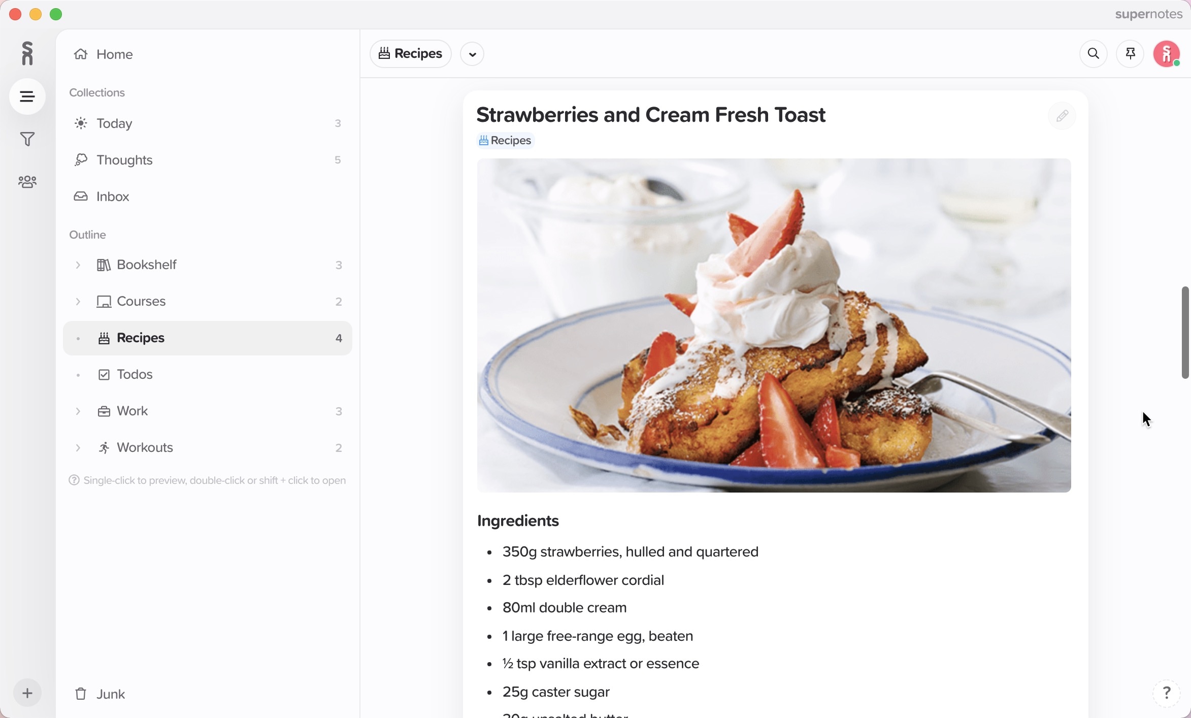 Publish your notes with a secure link | Supernotes